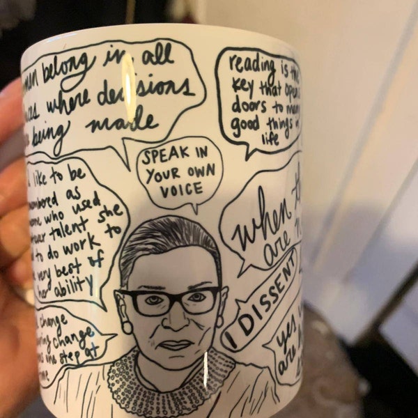 RBG Quotes Mug - Etsy