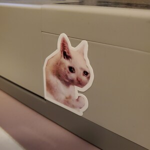 Crying Cat Sticker Pack Pack of 7 Meme Crying Cat Stickers - Etsy