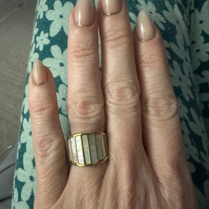 Gold Irregular Shape Ring, Chunky Ring, Gold Ring, Minimalism Ring ...