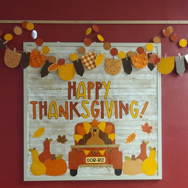 Christmas Tree Truck- Christmas Bulletin Board Kit - Etsy