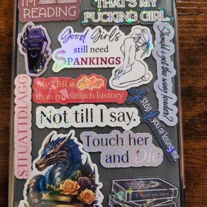 Holographic Magnetic Smut Spicy Reader Bookmark Matching Sticker ...