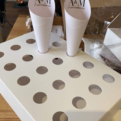 Confetti Cone Stand - Etsy UK