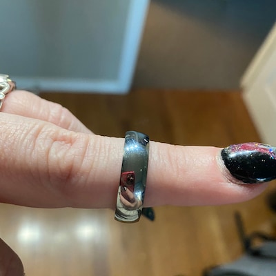 F 16 Fighter Jet Engine Ring Made From a Titanium Turbine Blade Used in ...