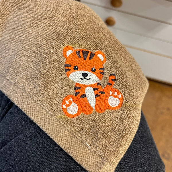 Cute Baby Tiger Embroidery Design, Animal Embroidery Design, Machine ...