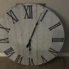 Large Wall Clock / 18 42 / Farmhouse Clock / Oversized Wall Clock - Etsy