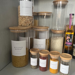 Gold Metallic Herbs and Spice Labels Custom List Waterproof Labels ...