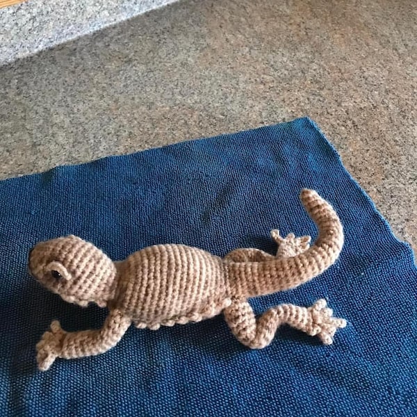 Bearded Dragon Lizard Crochet Pattern, Stuffed Animal Pattern, PDF ...