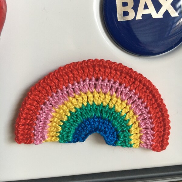 Crochet Rainbow Bookmark in Pastel Colours/present for Any Occasion for ...