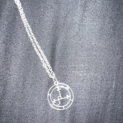 Anarchy Symbol Stainless Steel Pendant on a Silver Plated Necklace. 20 ...