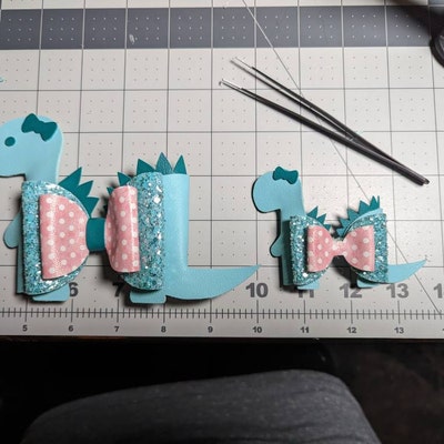 Bronto Dinosaur Bow SVG, Dino Bow SVG, Dino Party Fun Bow, Svg Files ...