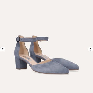 Pale Blue, Pale Blue Block Heels, Blue Block Heels, Blue Wedding Shoes ...
