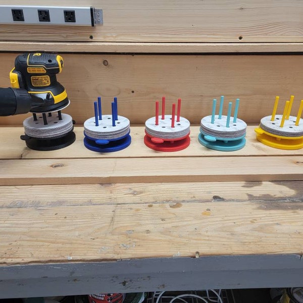 5" Universal Orbital Sander Disk Holder/dispenser - Etsy