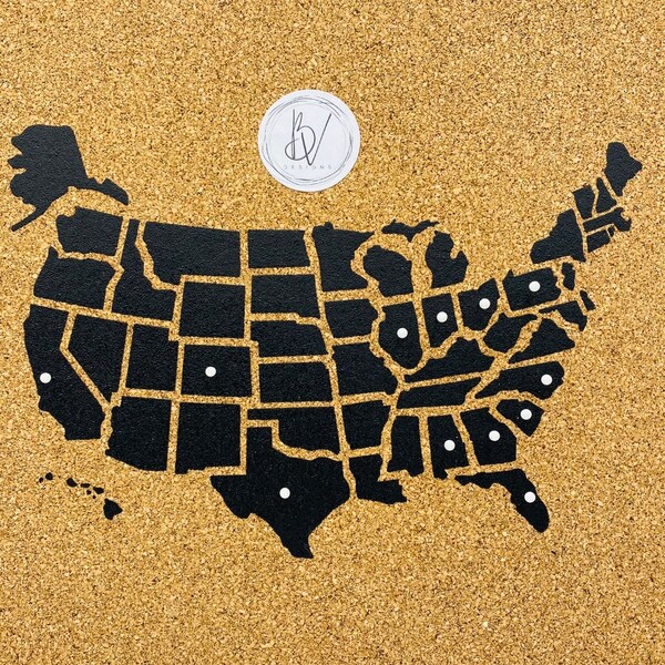 Been There Ran That - 50 States Marathon / Half Marathon Pinnable Cork ...