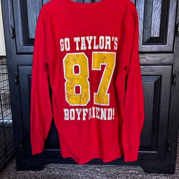 Cute Football Shirt, Taylors Boyfriend Tee, Vintage Football Shirt ...