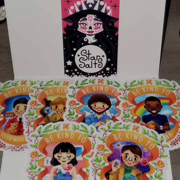 Be Kind Stickers - Etsy