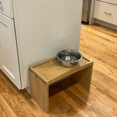 Large Modern Dog Food Stand Elevated Dog Feeder Dog Feeding Table ...