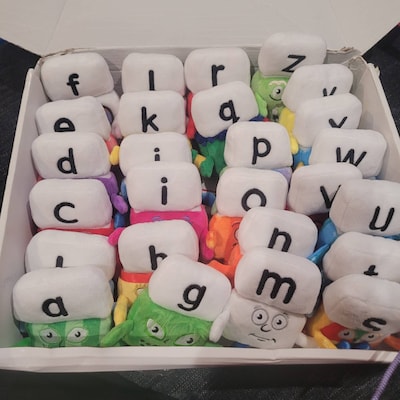 Alphablocks Plush Toy single Letter - Etsy