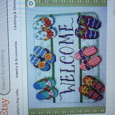 Welcome Cross Stitch Pattern Colorful Art DIY X-stitch Chart ...