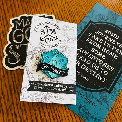 So... Maybe D&D/RPG Enamel Pin - Etsy