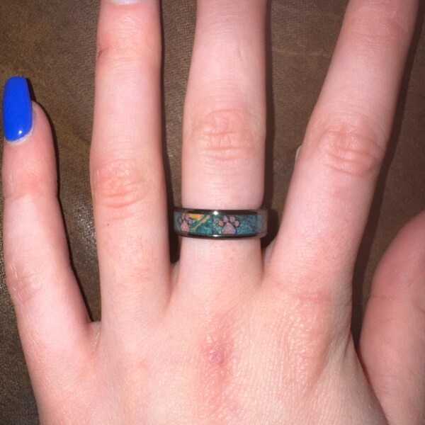 Titleist Golf Ball Ring: Black Ceramic Band, Golf Gift - Etsy