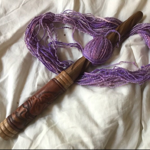 Viking Santa Drop Spindle EDS 0847 Leather Whorle - Etsy Canada