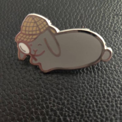 Candy Corn Bunny Enamel Pin, Trick or Treat Halloween Rabbit Pin, Cute ...