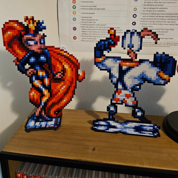 Earthworm Jim Sprites - Super Nintendo Video Game Inspired Art - Etsy