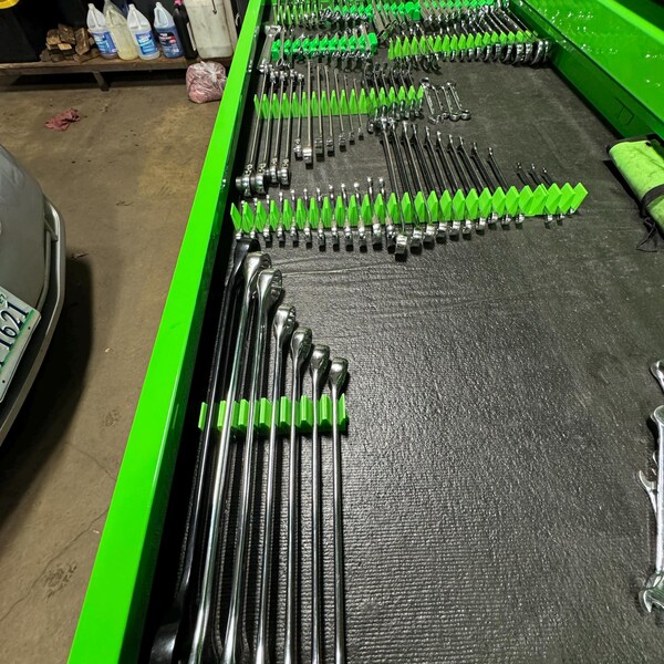 Pack of 25 Modular Tool Box Wrench Organizers (multiple Colors ...