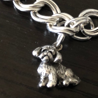 Shih Tzu Jewelry Shih Tzu Charm Handmade Sterling Silver Dog - Etsy