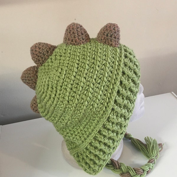 Crochet Dinosaur Pattern, Dinosaur Hood Pattern, Dino Hat Pattern, DIY ...