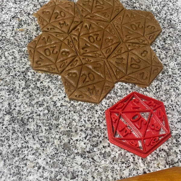 D20 Twenty Sided Dice Cookie Cutter - Etsy