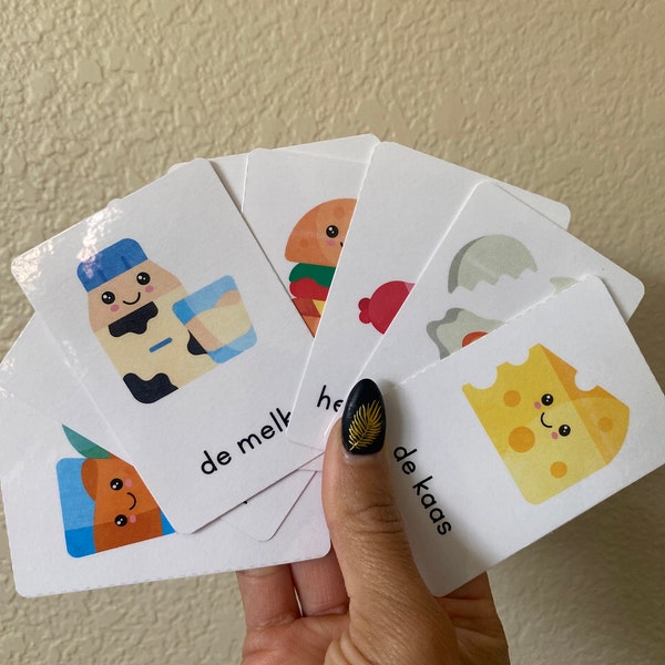 SHAPES • Dutch • Printable Flashcards • Three-part Montessori Cards ...
