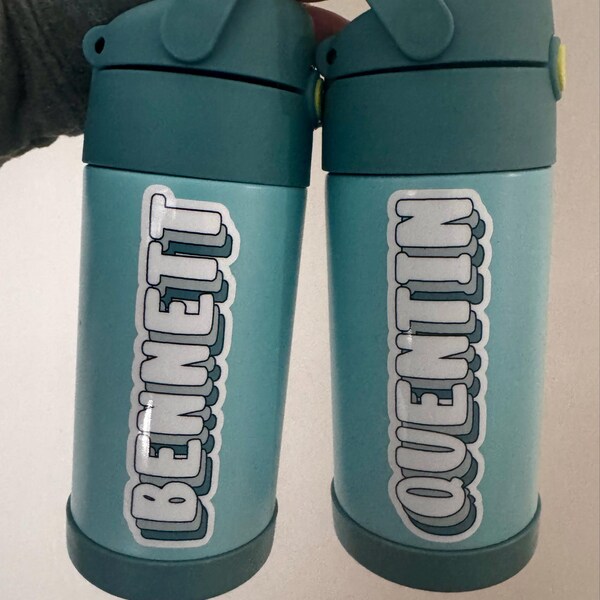 Waterproof Name Decal - Personalized Vinyl Sticker - NAME STICKER ...