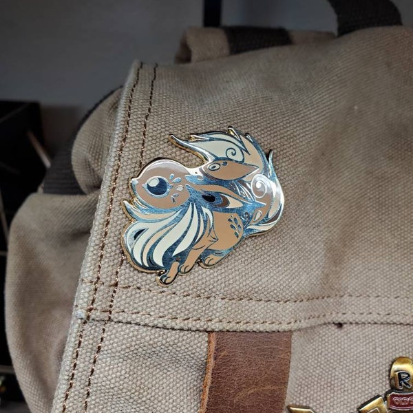 Fluffy Monster Hard Enamel Pin - Etsy