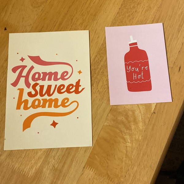 Smile Post Card | Cute Post Card | Small Card | Post Card for Her - Etsy