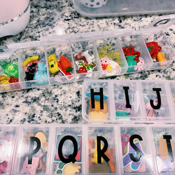 ALPHABET TRINKETS - 104 Pc - Speech Therapy - Homeschooling, Education ...