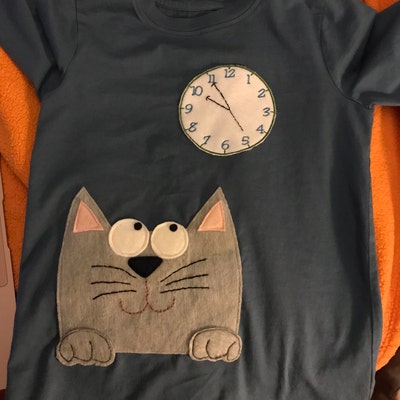 Clock Face Machine Embroidery Design - Etsy