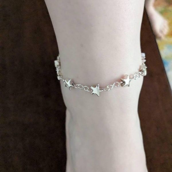 Natural Turquoise Anklet, Genuine Raw Gemstone Chip Anklet for Women ...