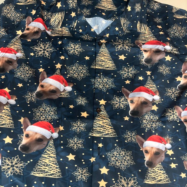 Custom Swim Trunks Men Face, Personalized Christmas Trunks With Gog ...