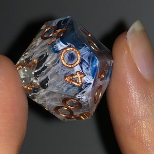 Algae Dice Handmade Sharp Edge Resin Dice Dnd Dice Set RPG - Etsy