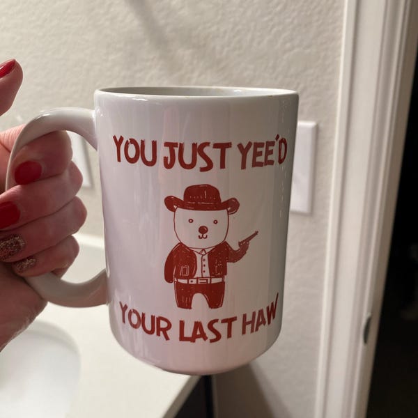 You Cryin' Mug Satoru Gojo, Jujutsu Kaisen Mug, Anime Gift, Gojo Satoru ...