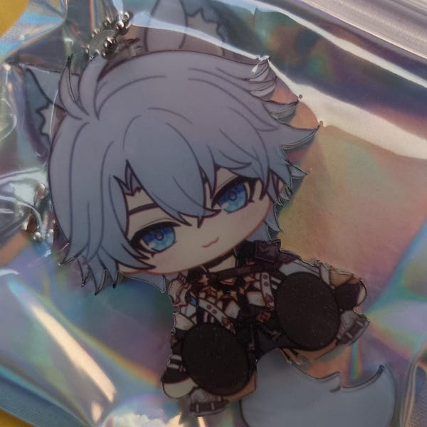 HSR Glitter Shining Large Pins Buttons 7.5cm Sunday Robin Sparkle Black ...