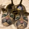 Goat Exclusive Slippers, Farm Animals, Custom Handmade Felt Wool Flat ...
