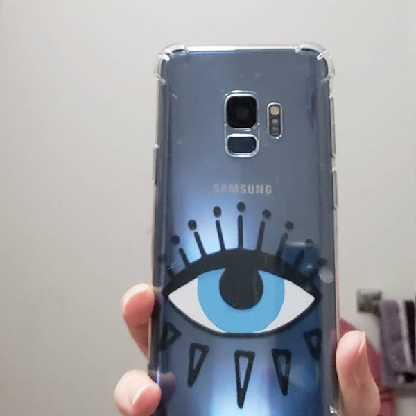Evil Eye Computer Decal, Phone Sticker, Custom Macbook, Computer ...