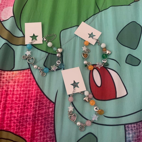 Gojo & Geto Phone Charm / Y2k / Beaded Jewelry / Gift for Her ...