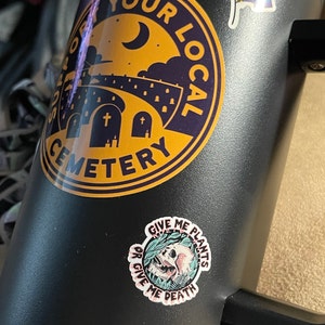 Skeleton Stickers Peace Sign Sticker Goth Stickers - Etsy