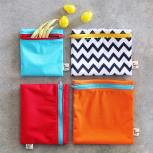 Personalized Trio Small Reusable Snack Bags Reusable Snack - Etsy