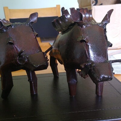 Metal Pheasant Garden Ornament Sculpture Art Handmade Recycled Metal ...