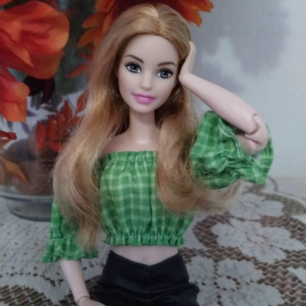 Copper Glitter Doll Dress, Fashion Doll Clothes, 11.5" Doll, 12" Doll ...