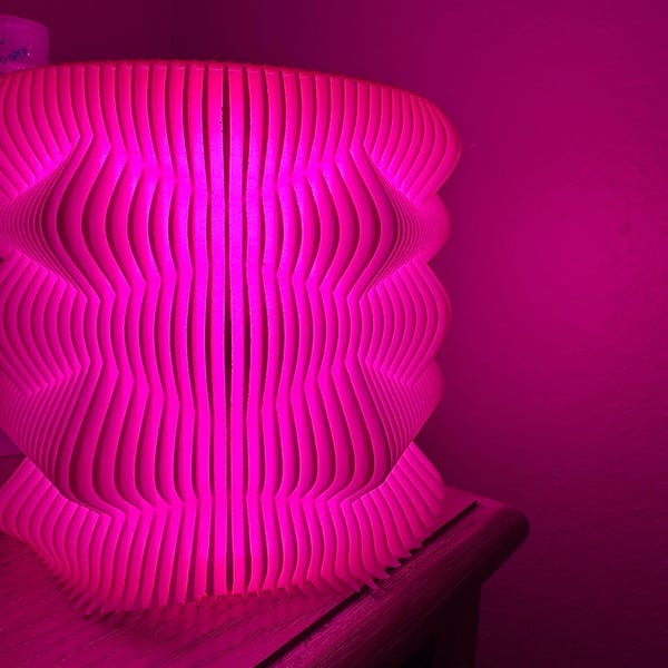 Sci-fi Wasabi Custom Table Lamp With Dimming Warm Edison Bulb Modlamp ...